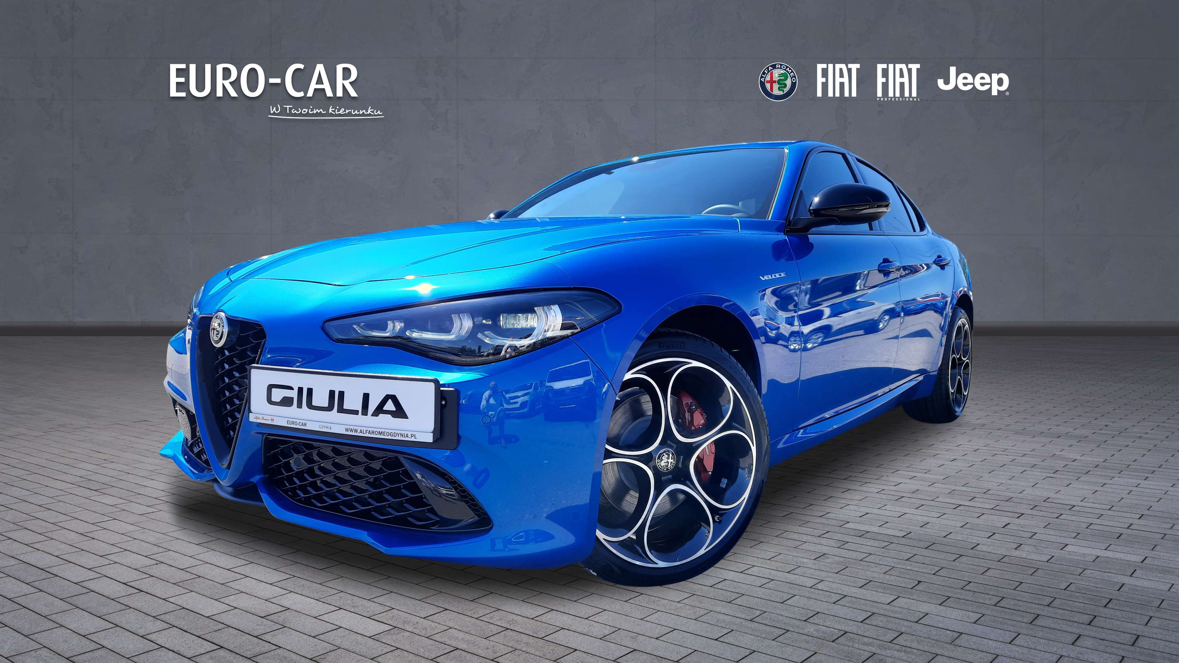 Alfa Romeo Giulia MY23 VELOCE 2.0 GME 280 KM Q4 - Samochód dostępny u dealera EURO-CAR SP. Z O.O.